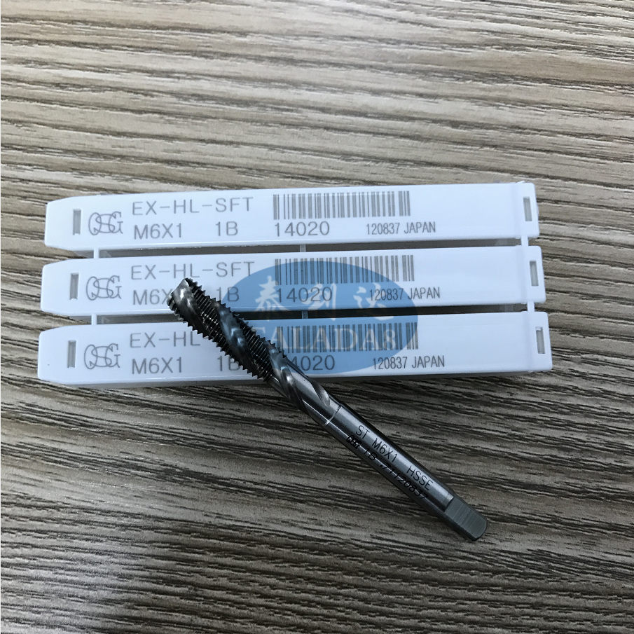 日本产OSG 螺旋黑（白）色丝攻EX-SFT/EX-H-SFT M2-M24 - 东莞市岗野机械五金有限公司
